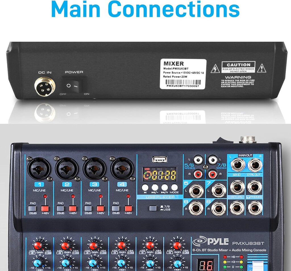 AUDIO MIXER SOUND BOARD CONSOLE DESK INTERFACE