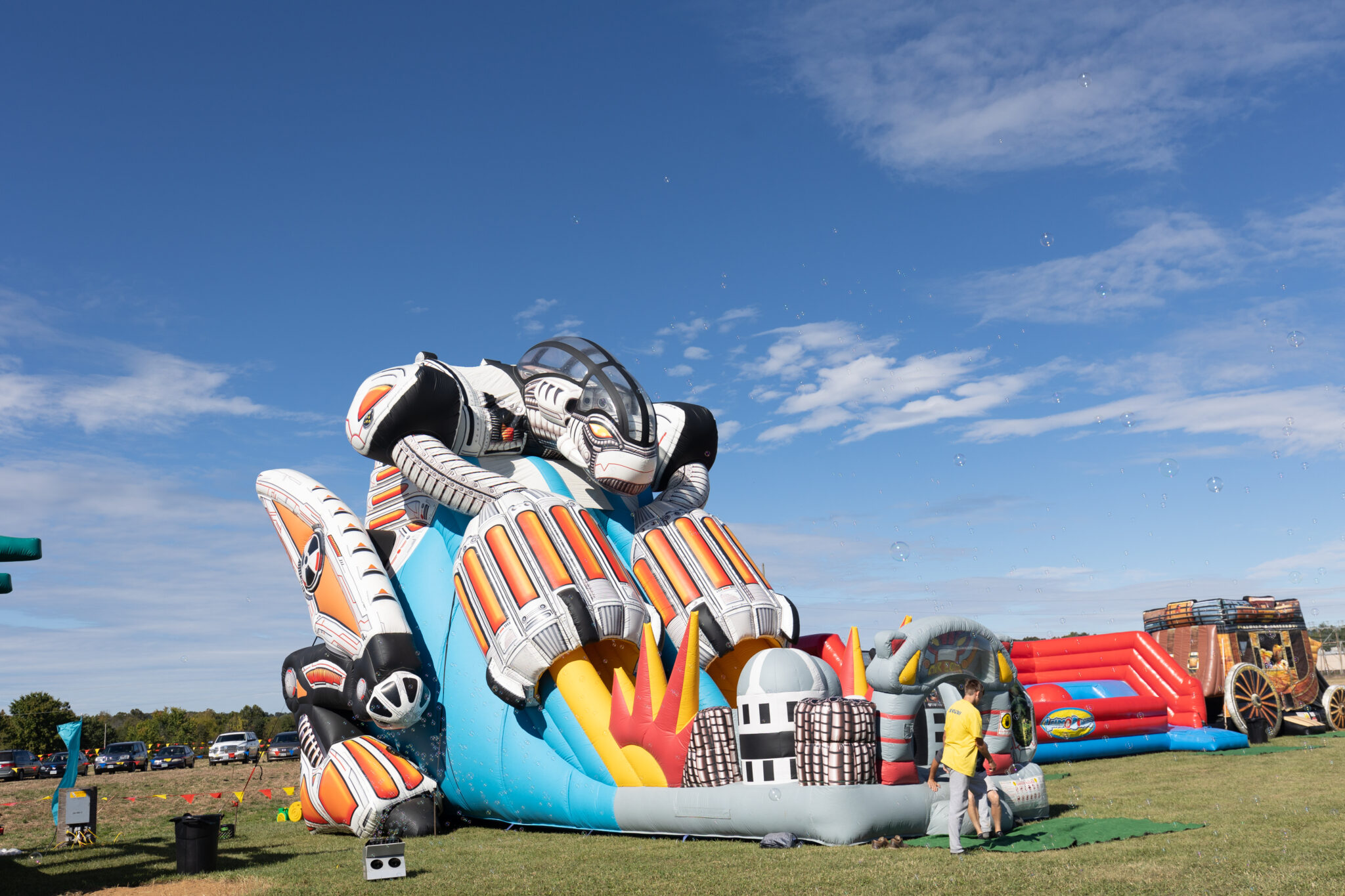 AIR BOT GIANT INFLATABLE SLIDE – 32 feet