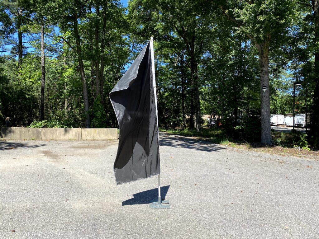 FESTIVAL VERTICAL FLAG – 3×8 ft BLACK