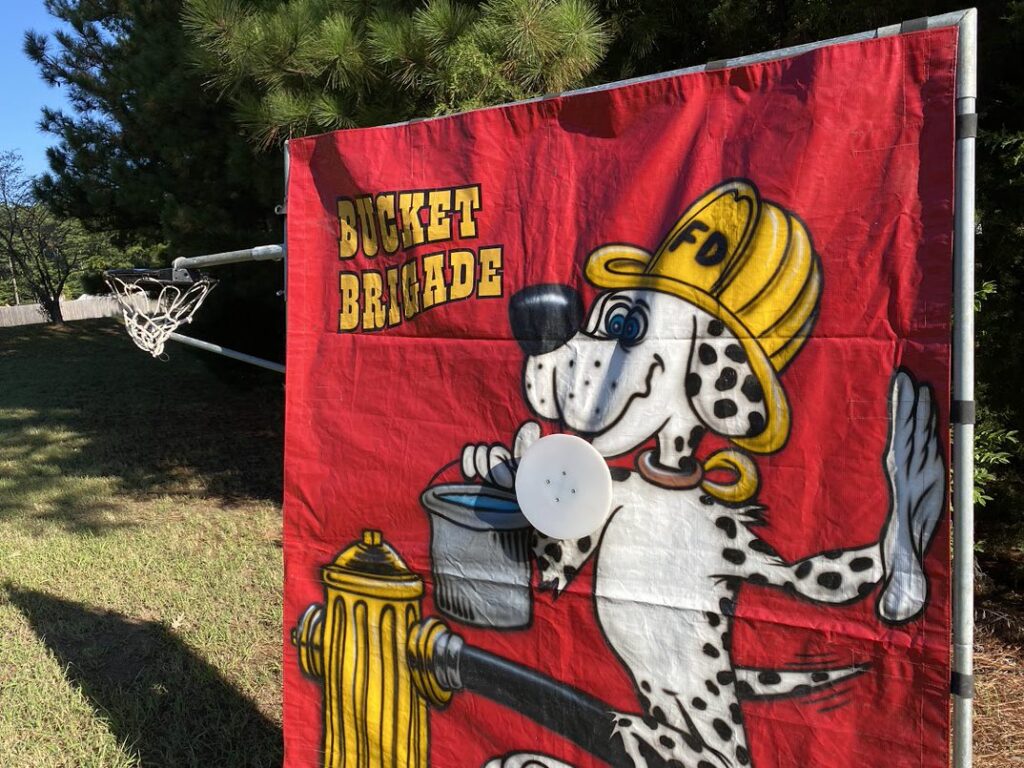 BUCKET BRIGADE GAME – THE DUNKLESS DUNKING MACHINE