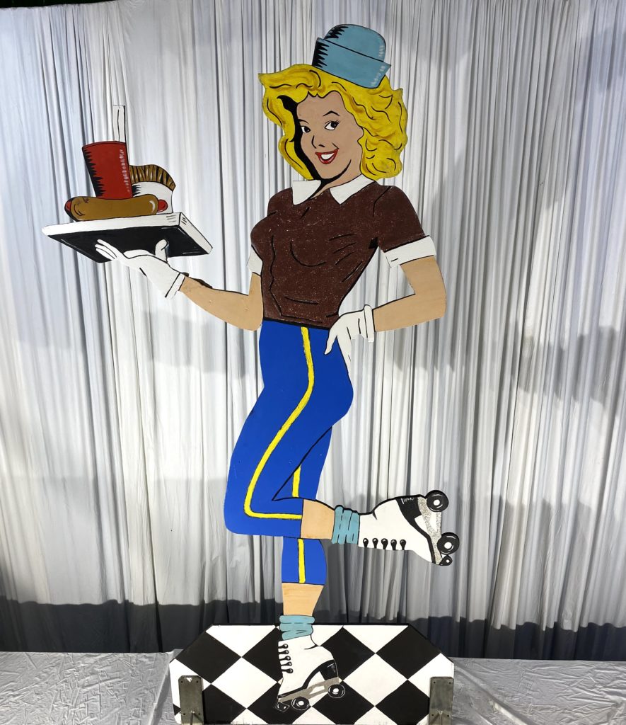 CARHOP WAITRESS PROP