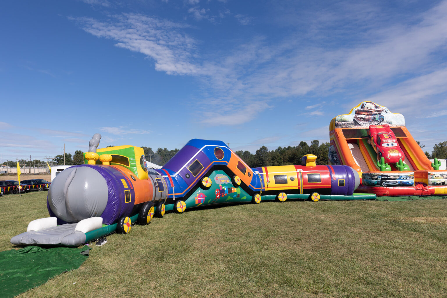 CHUGGY CHOO CHOO INFLATABLE MAZE CRAWL THROUGH