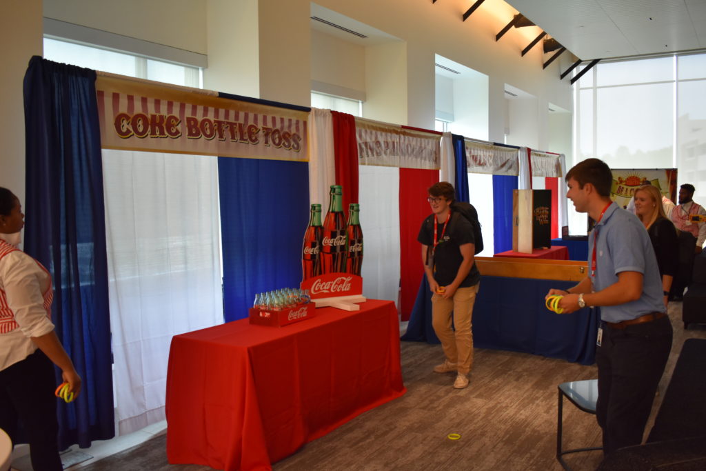 COKE BOTTLE RING TOSS CARNIVAL GAME