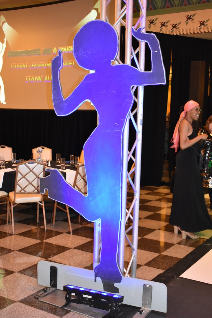 DISCO LADY WOMAN SILHOUETTE PROP CUTOUT
