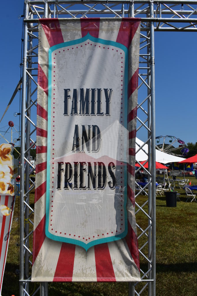 FAMILY AND FRIENDS VERTICAL BANNER