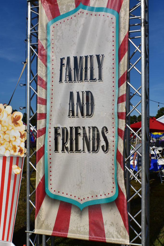 FAMILY AND FRIENDS VERTICAL BANNER