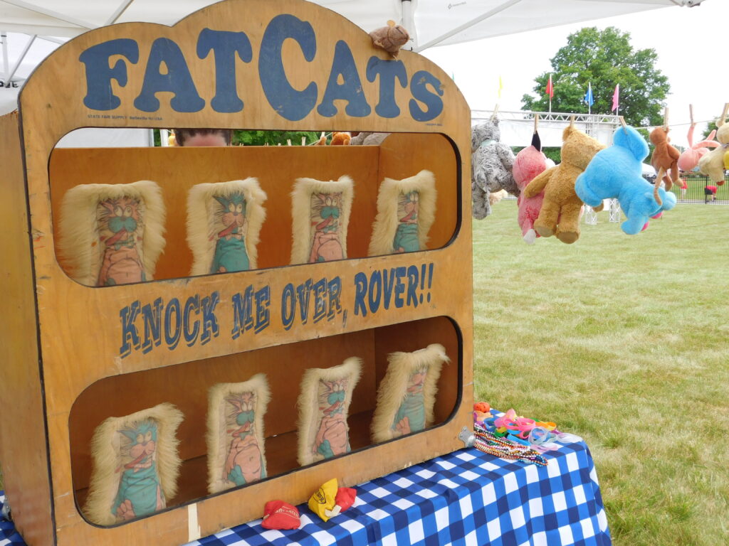 FAT CATS OR TIP THE CATS CARNIVAL GAME RENTAL
