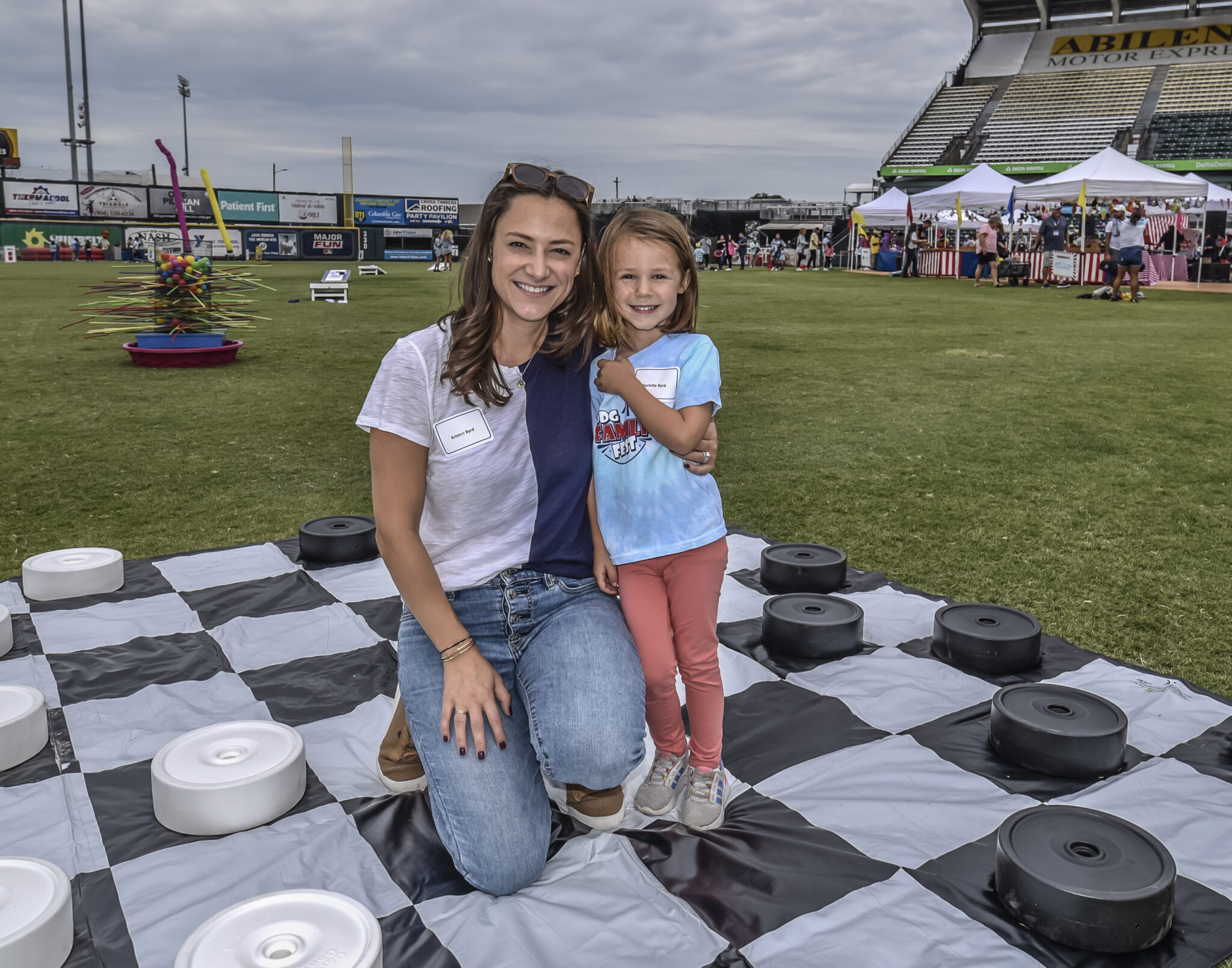 GIANT CHECKERS BOARD SET