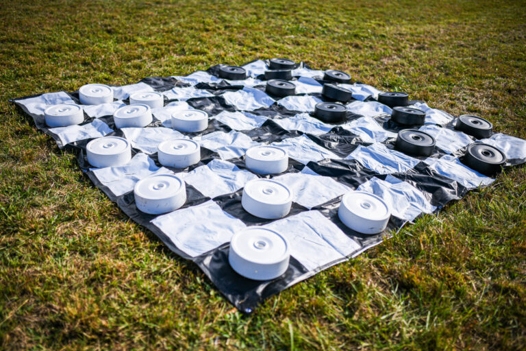 GIANT CHECKERS BOARD SET