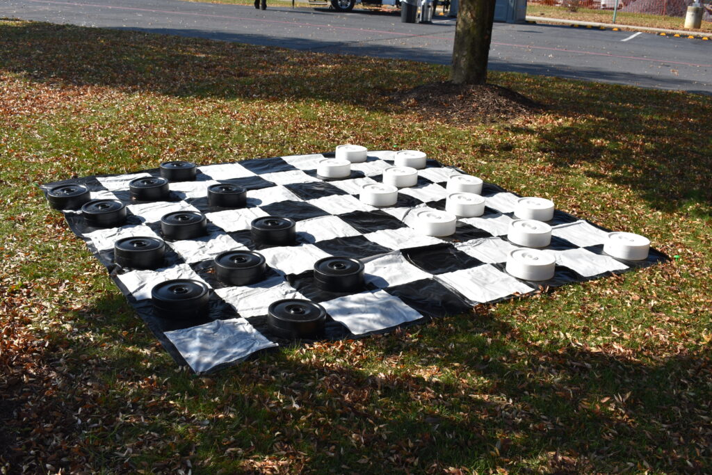 GIANT CHECKERS BOARD SET