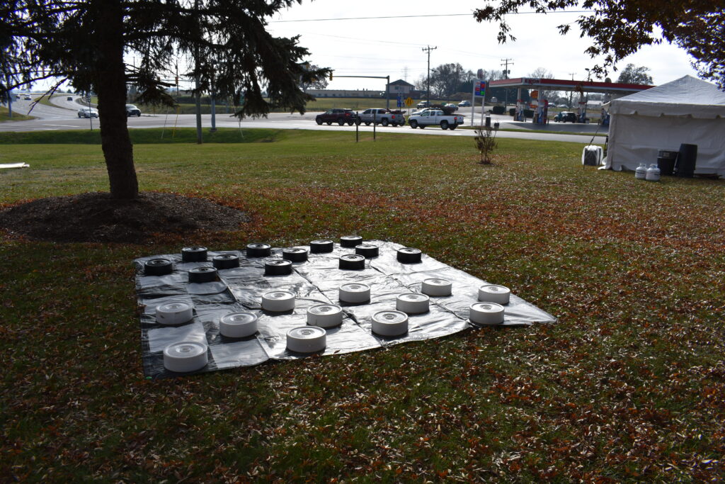 GIANT CHECKERS BOARD SET
