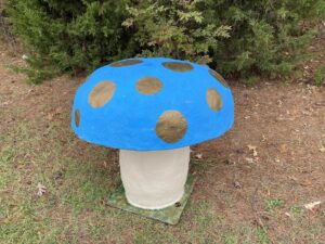COLORFUL GIANT MUSHROOM PROP