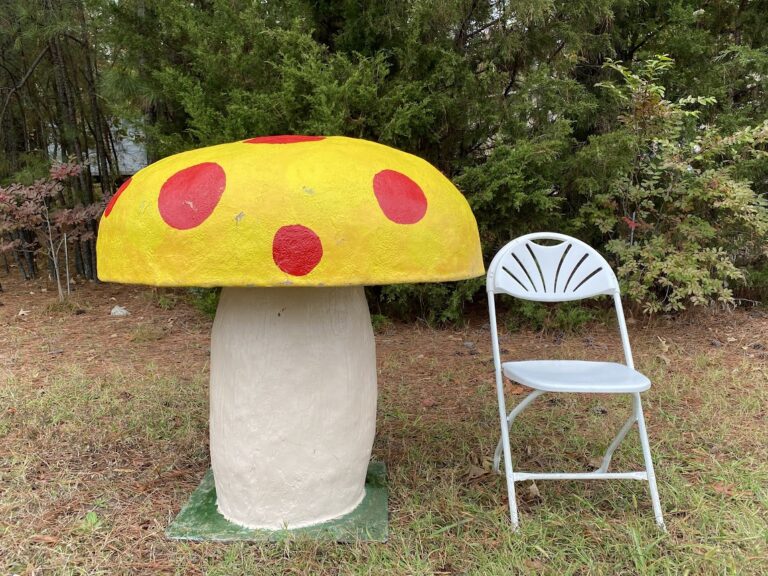 COLORFUL GIANT MUSHROOM PROP