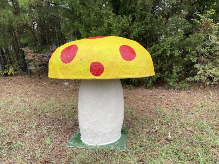 COLORFUL GIANT MUSHROOM PROP