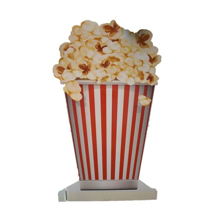 GIANT POPCORN BOX CUTOUT 8 FT Magic Special Events Event Rentals Near Me Richmond VA 