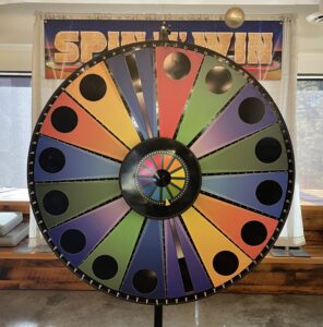 Giant Wheel of Fortune with Customizeable Graphics and Lights 04