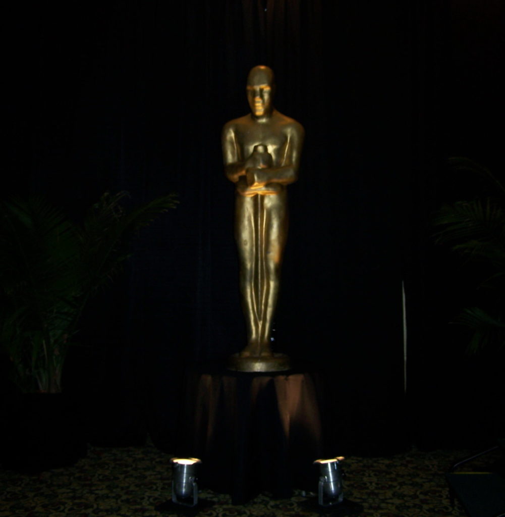 GOLDEN MAN HOLLYWOOD AWARDS STATUE PROP