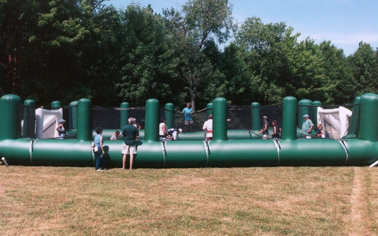 HUMAN FOOSBALL INTERACTIVE INFLATABLE GAME