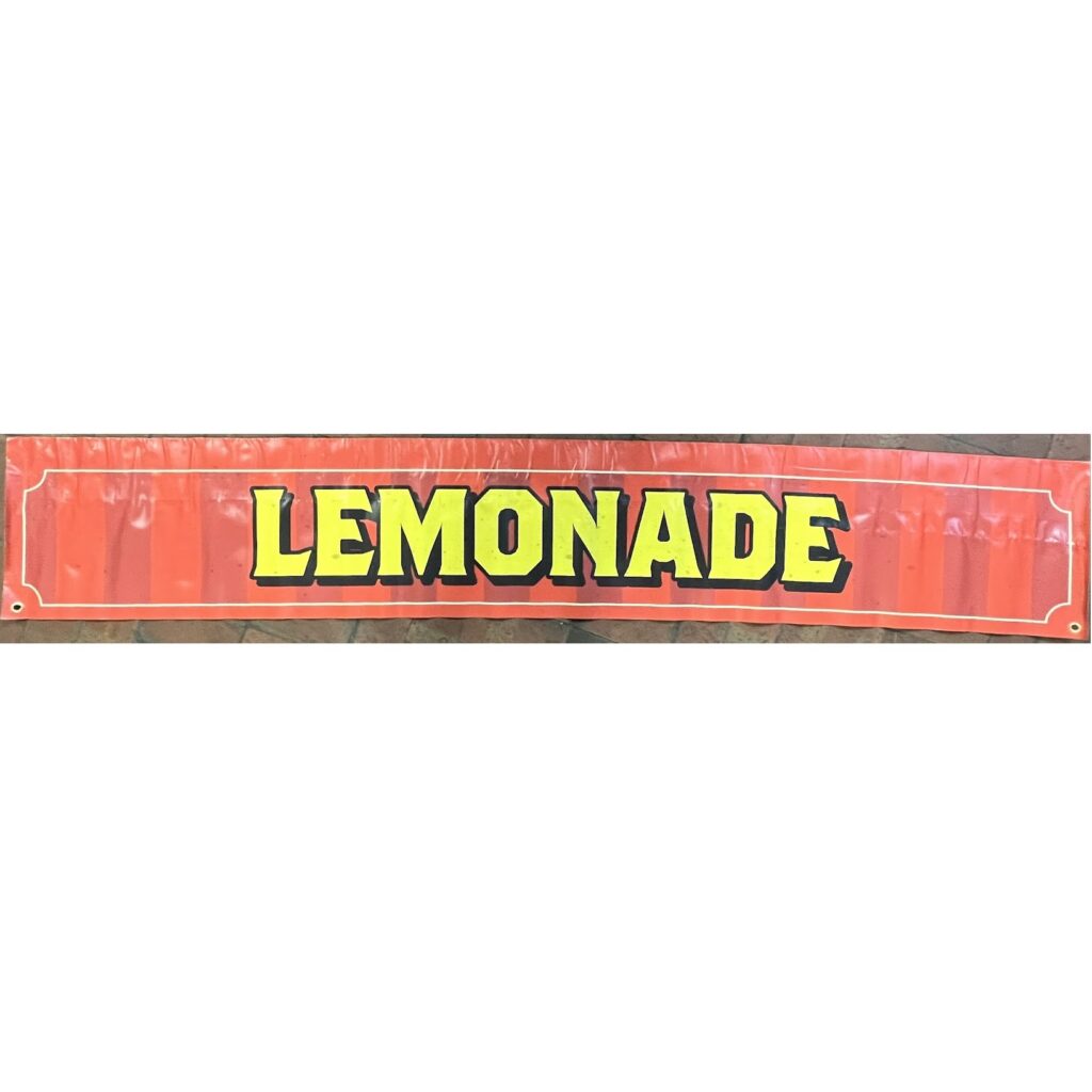 LEMONADE RED LARGE BANNER | Magic Special Events | Event Rentals near ...
