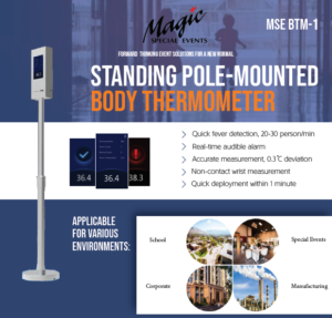 TEMPERATURE SCANNER STANDING POLE MOUNTED MSE BTM-1