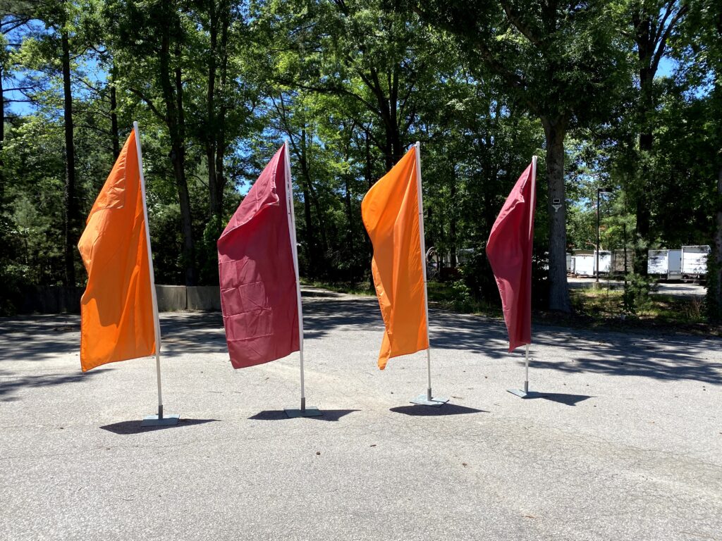 FESTIVAL VERTICAL FLAG – 3×8 ft PURPLE