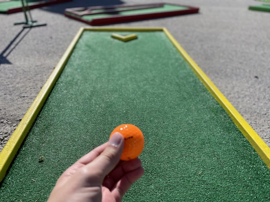 9 HOLE MINIATURE GOLF PUTTING COURSE SET