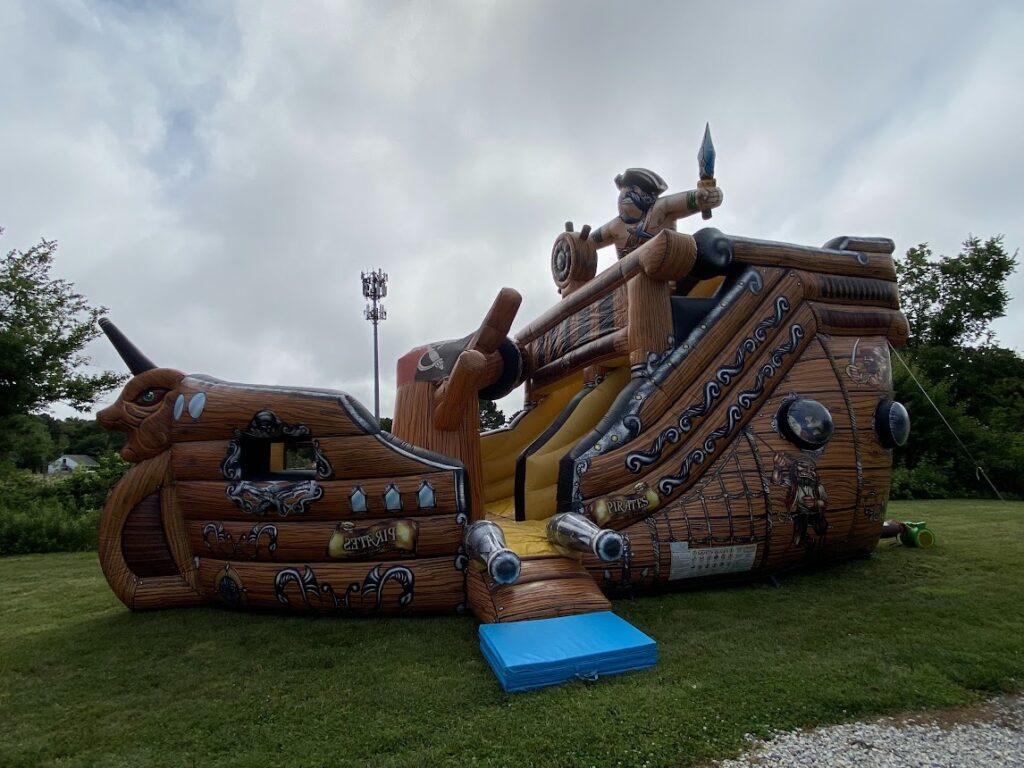 PIRATE SHIP INTERACTIVE FUN CENTER INFLATABLE