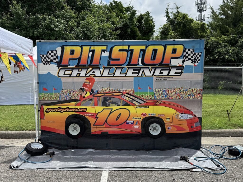PIT STOP CHALLENGE RACING CARNIVAL FRAME GAME