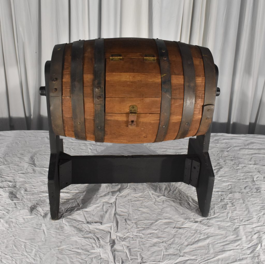 RAFFLE DRUM WOOD BARREL KEG