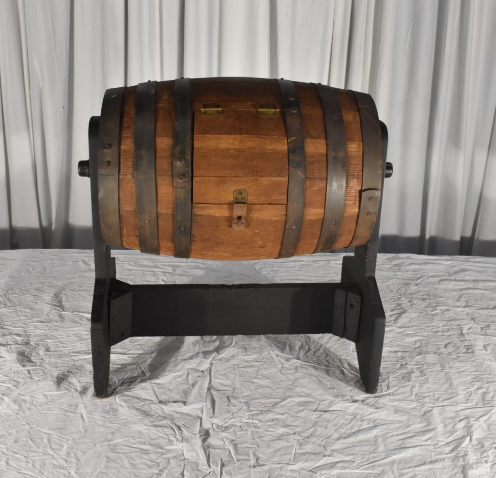 RAFFLE DRUM WOOD BARREL KEG