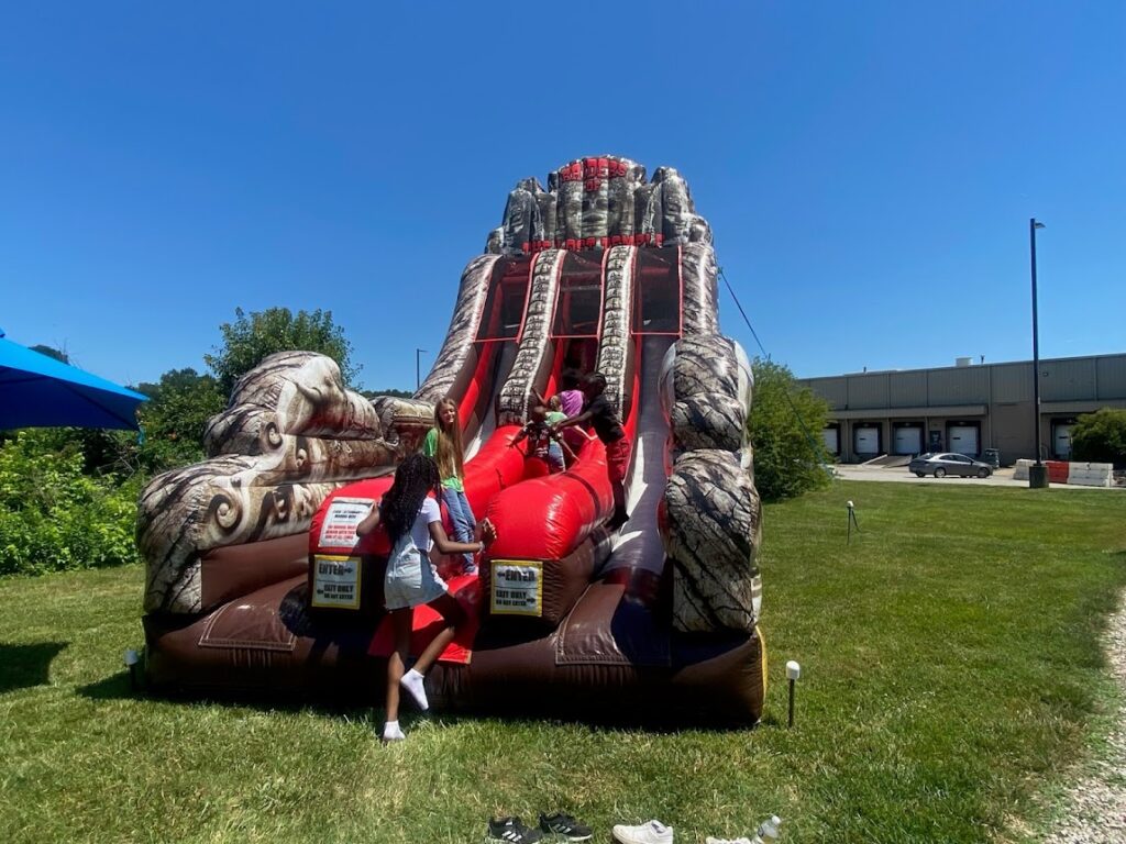RAIDERS OF THE LOST TEMPLE INFLATABLE SLIDE
