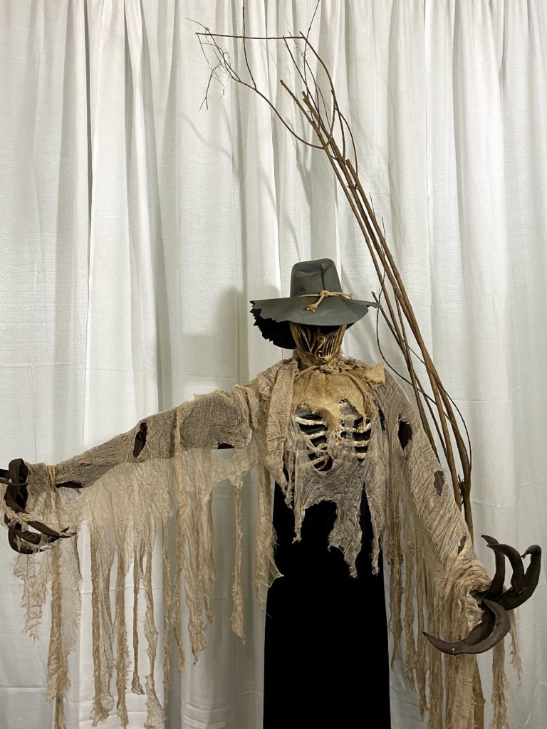 SCARECROW SKELETON RIBBED