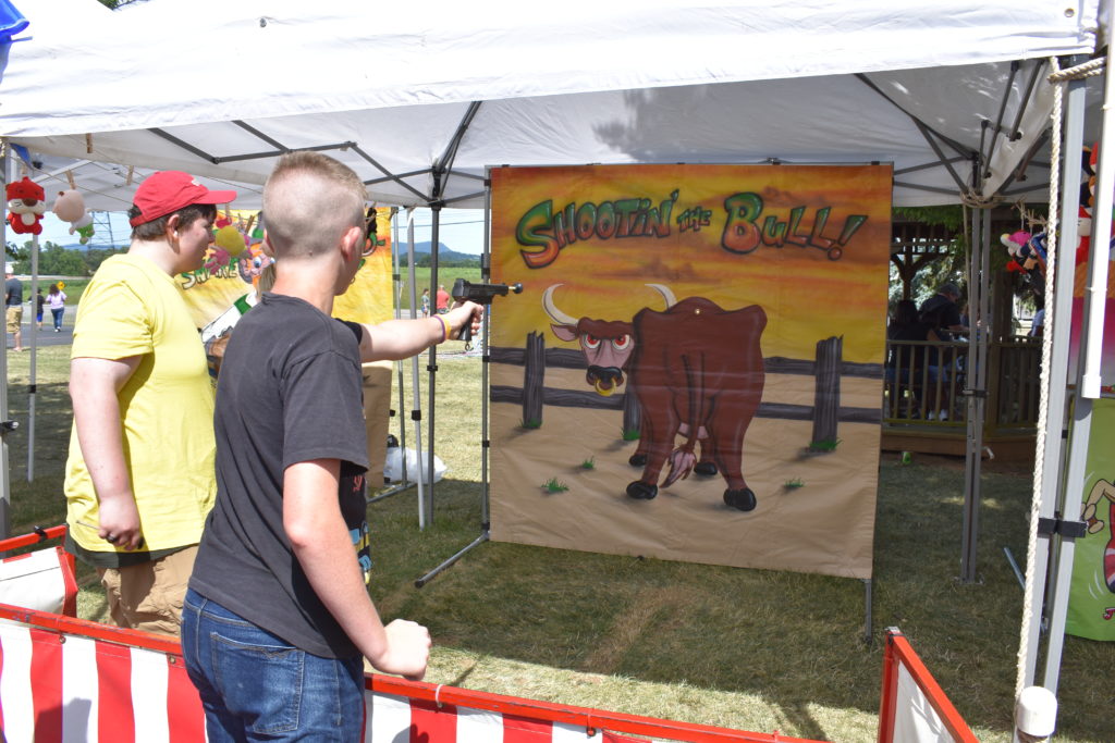 SHOOTING THE BULL CARNIVAL FRAME GAME