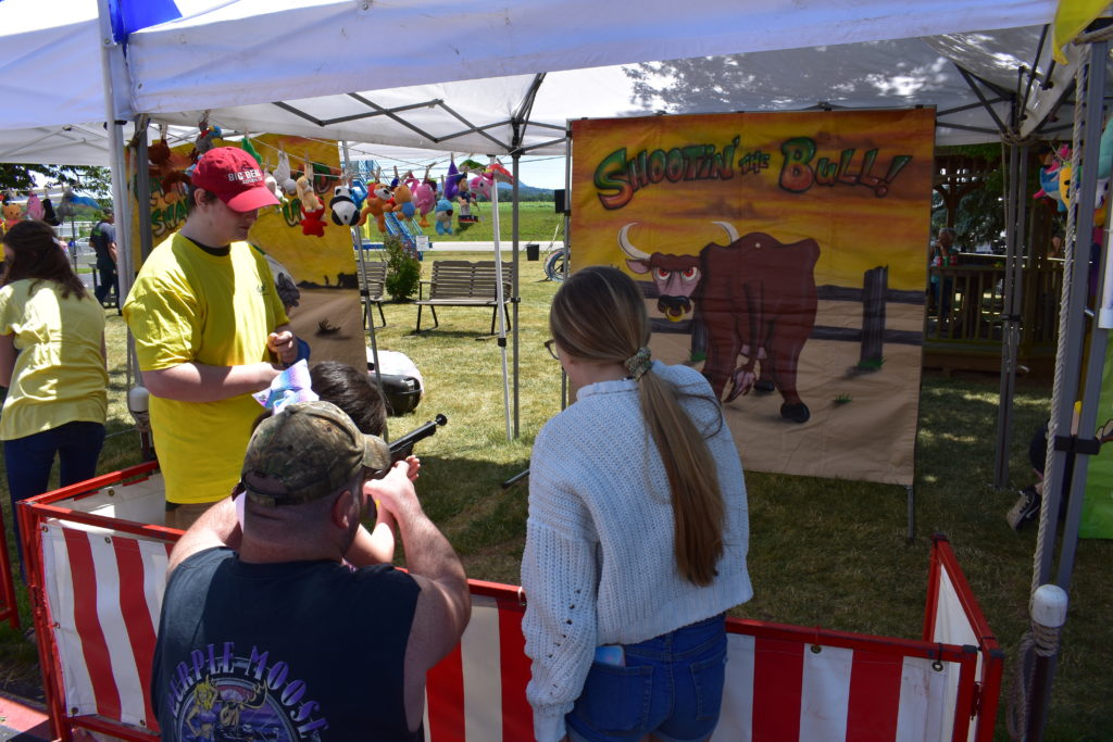 SHOOTING THE BULL CARNIVAL FRAME GAME