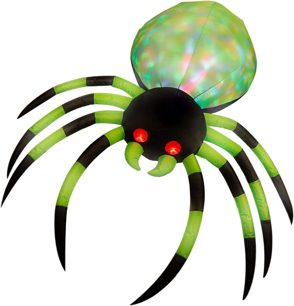 SMALL SPIDER GREEN COLD AIR INFLATABLE