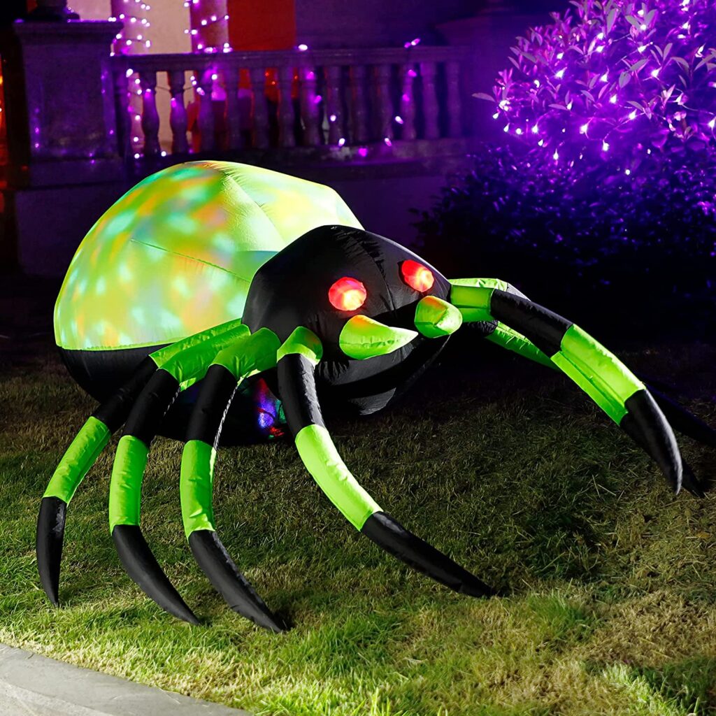 SMALL SPIDER GREEN COLD AIR INFLATABLE