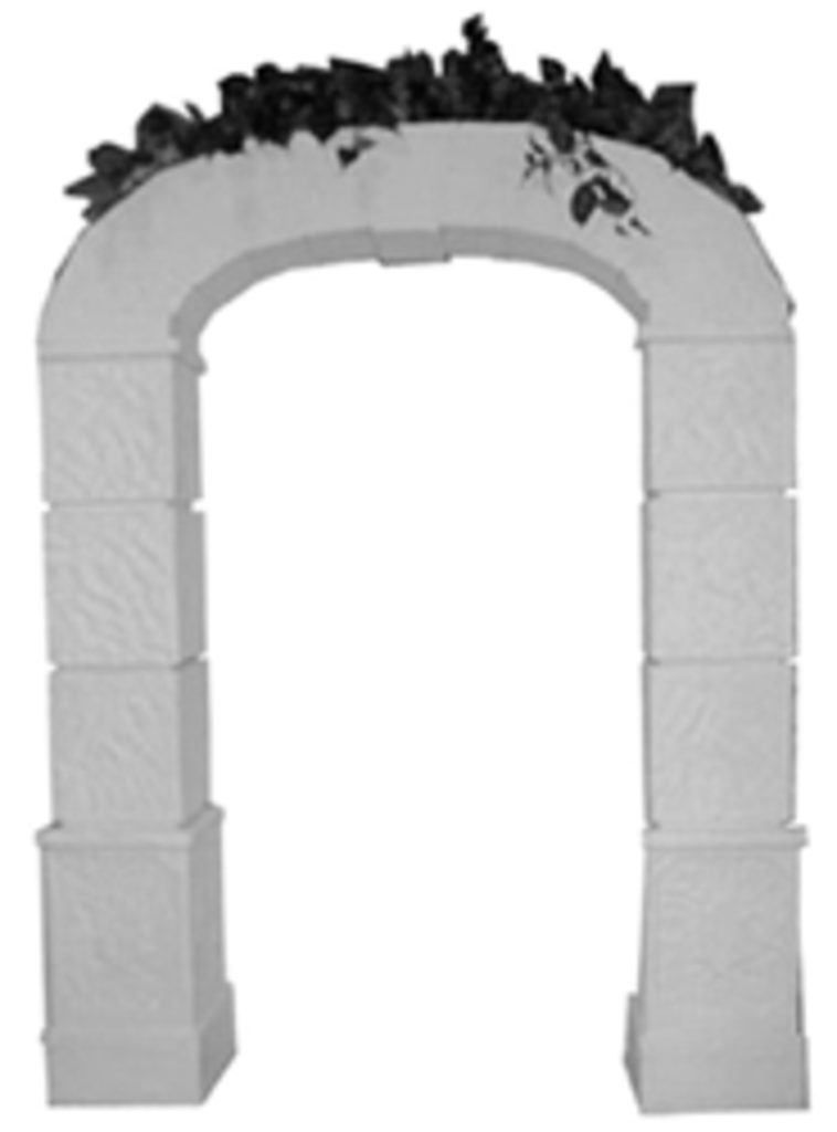 STONE ARCH FAUX ENTRANCE