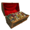 TREASURE CHEST LOCK AND KEY GAME