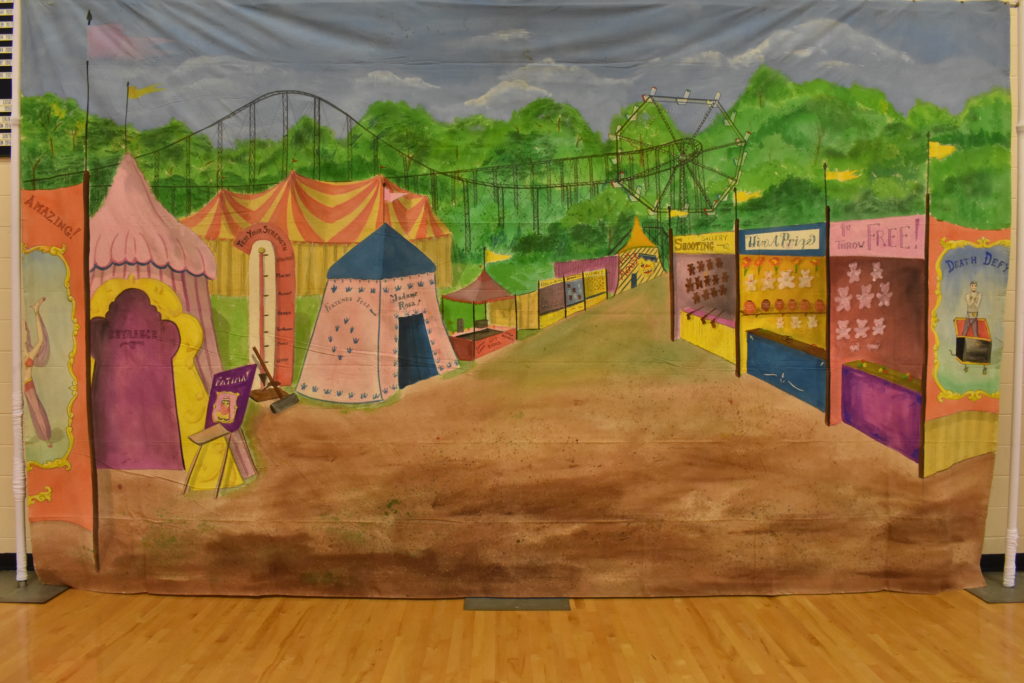 CARNIVAL FAIR MIDWAY GAMES BACKDROP