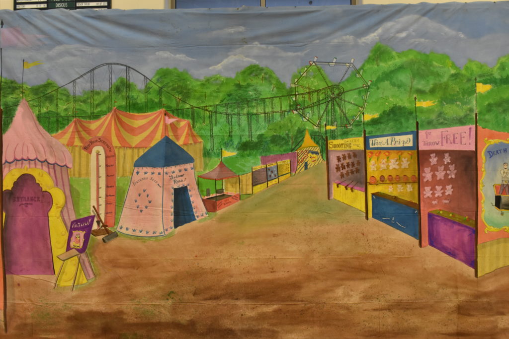 CARNIVAL FAIR MIDWAY GAMES BACKDROP
