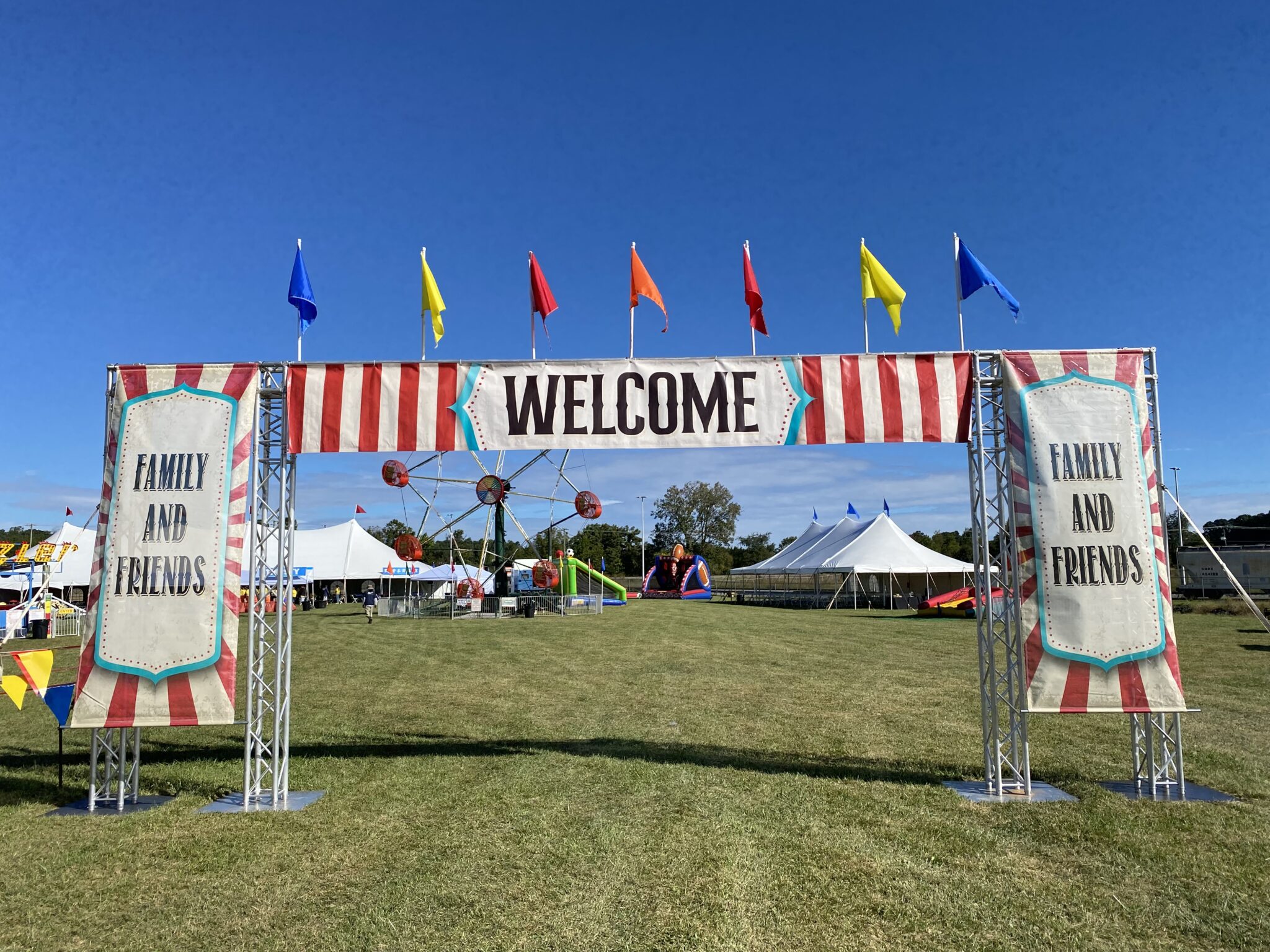 WELCOME ENTRANCE ARCH TRUSS