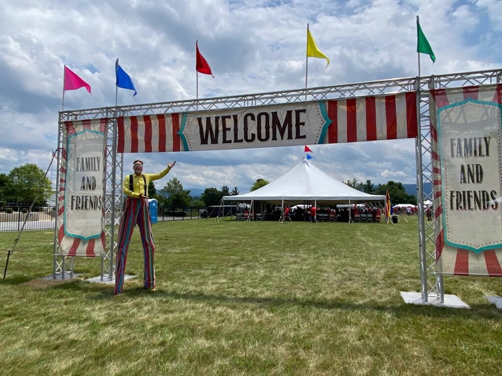 WELCOME ENTRANCE ARCH TRUSS