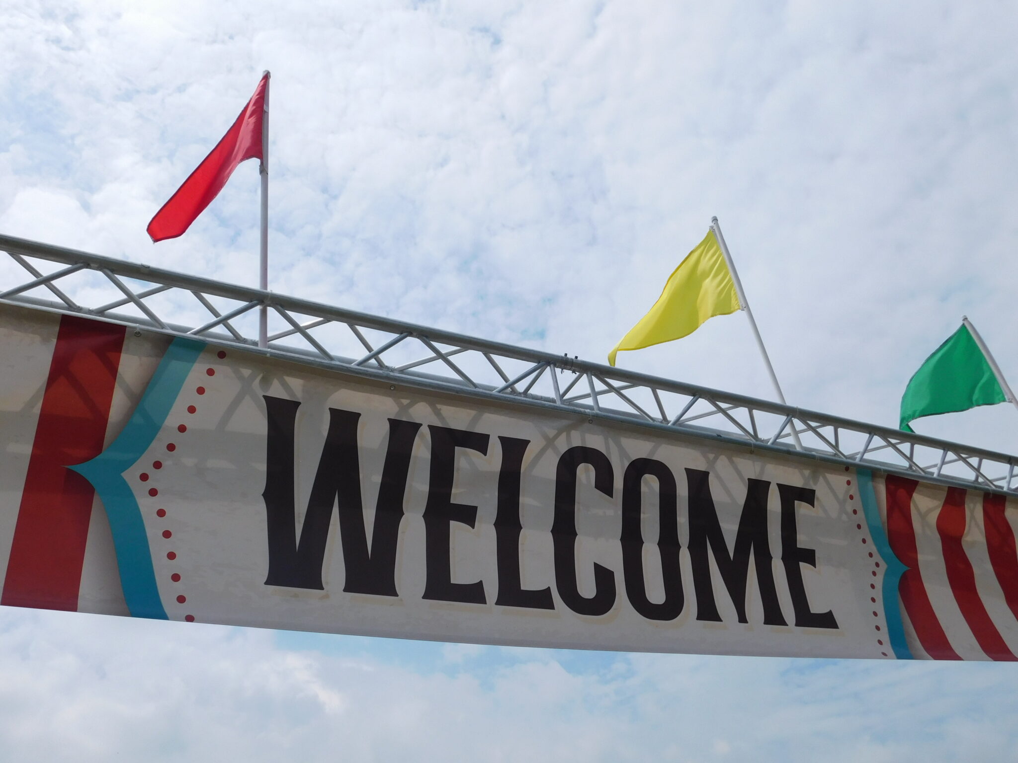 WELCOME ENTRANCE ARCH TRUSS